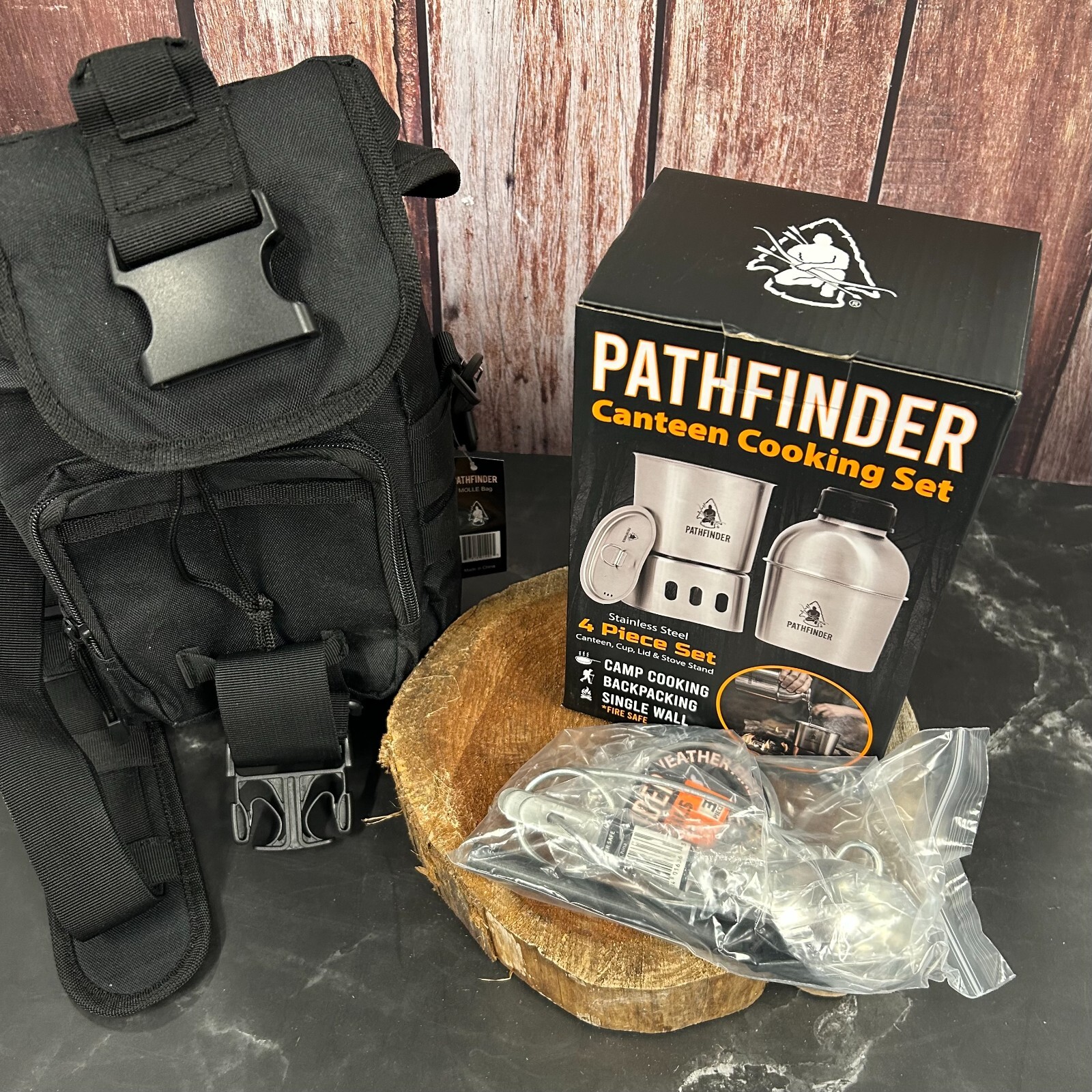 The Pathfinder School Campfire Survival Cooking Kit (Black) | eBay