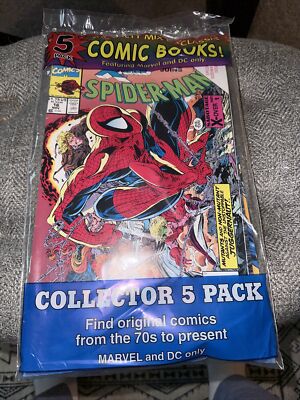 NEW Marvel and DC Comic Book Collector 5 Pack - May Differ From ...