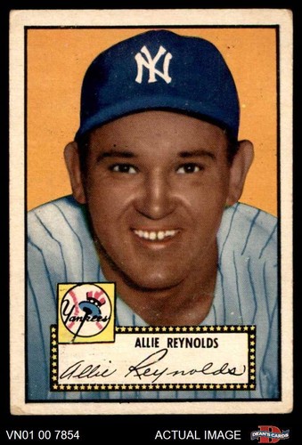 1952 Topps #67 Allie Reynolds Yankees 2.5 - GD+ | eBay