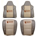 2003-2004 Ford Excursion full front Complete Vinyl Seat Covers 2 Tone ...