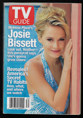 TV Guide July 29, 1995 - JOSIE BISSETT, Melrose Place | eBay