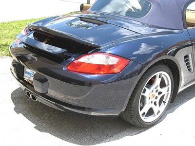 Porsche Boxster 2005-12 Aero Style Rear Wing Spoiler w/Brake Light Made ...