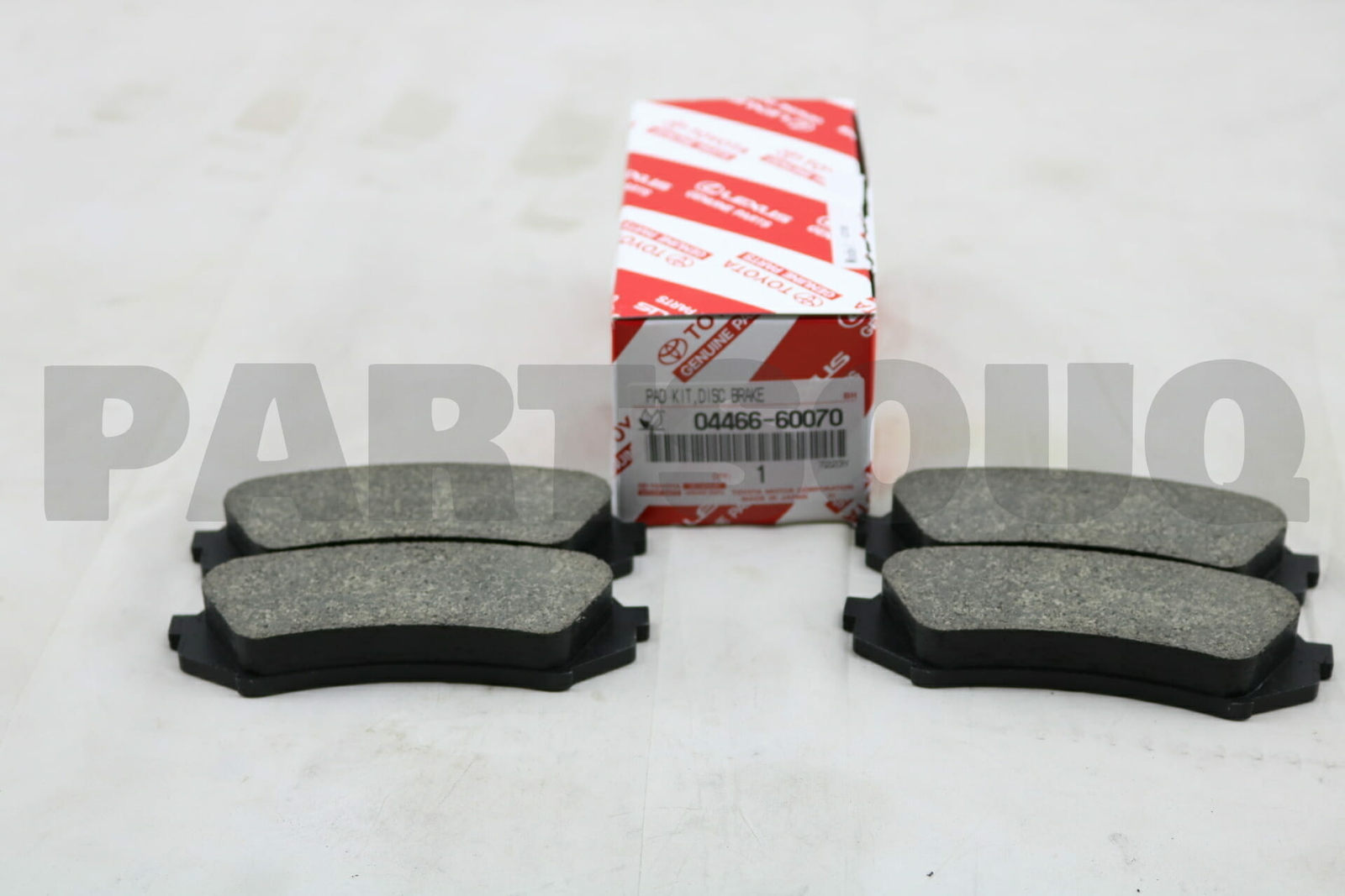 0446660070 Genuine Toyota PAD KIT, DISC BRAKE, REAR 04466-60070 | eBay ...