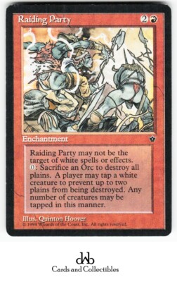 MTG Fallen Empires Raiding Party Moderately played Uncommon | eBay