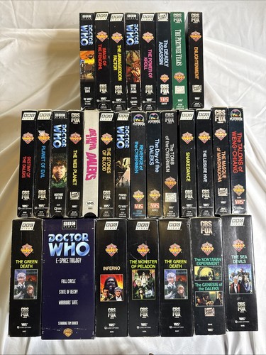 Dr Who VHS Variety Lot 29 Tapes | eBay