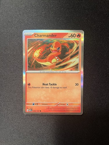 Pokemon Charmander 026/197 Obsidian Flames Holo Promo NM | eBay