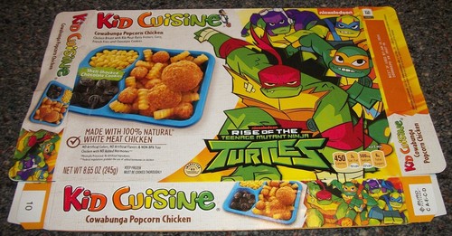 VINTAGE 2018 KID CUISINE DINNER RISE OF THE TEENAGE MUTANT NINJA ...