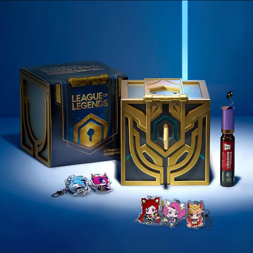 JUNG KWAN JANG X LEAGUE of LEGENDS Booster Play + 1 Random Key Ring ...