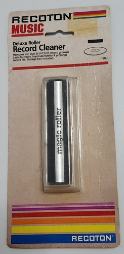 RECOTON MUSIC VINTAGE DELUXE ROLLER VINYL RECORD CLEANER / NEW OLD ...