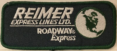 Reimer Express Lines Roadway Express Trucking Co. Embroidered Patch ...