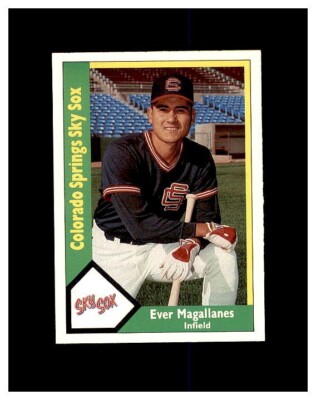 1990 CMC #13 EVER MAGALLANES Colorado Springs Sky Sox | eBay