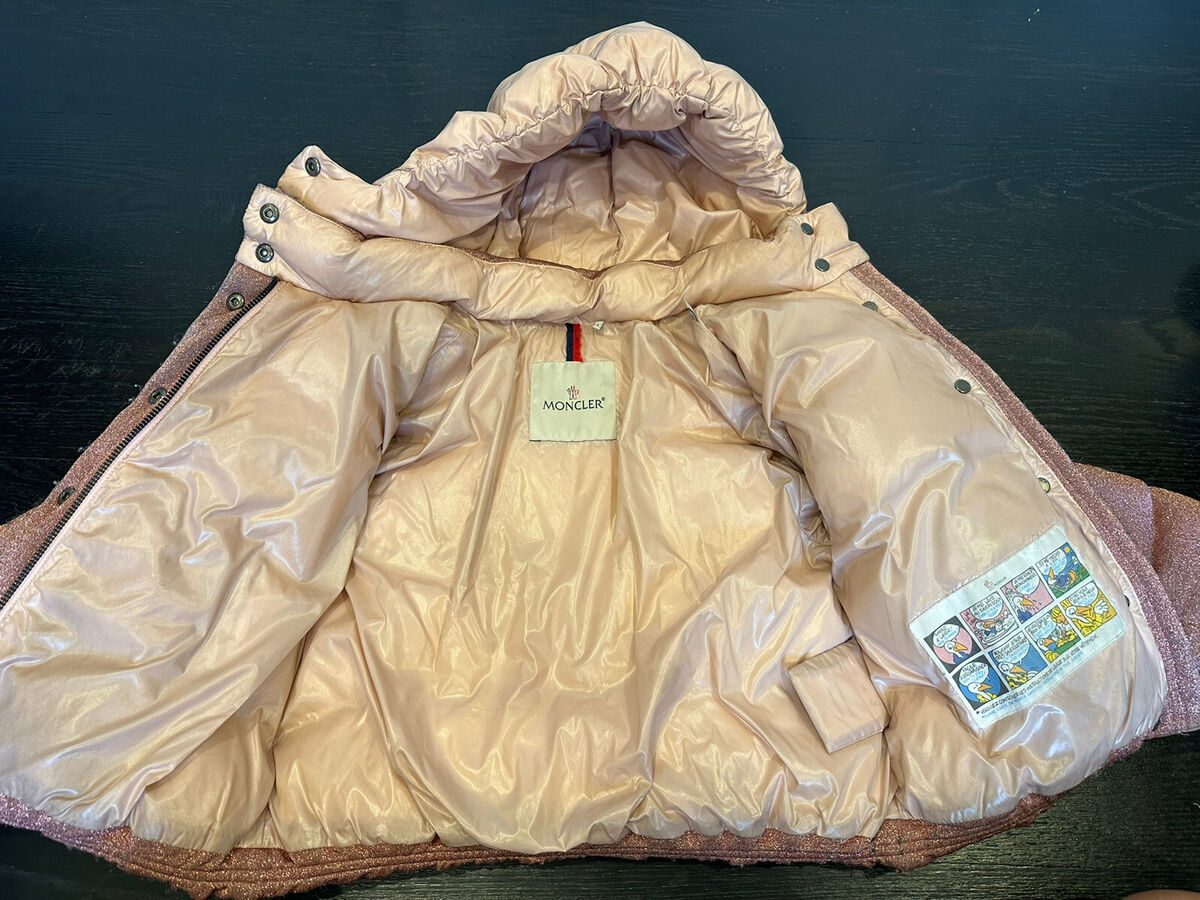 Moncler Girls Pink Sparkle Chouette Jacket Puffer Down 6A | eBay Moncler Girls Pink Sparkle Chouette Jacket Puffer Down 6A | eBay