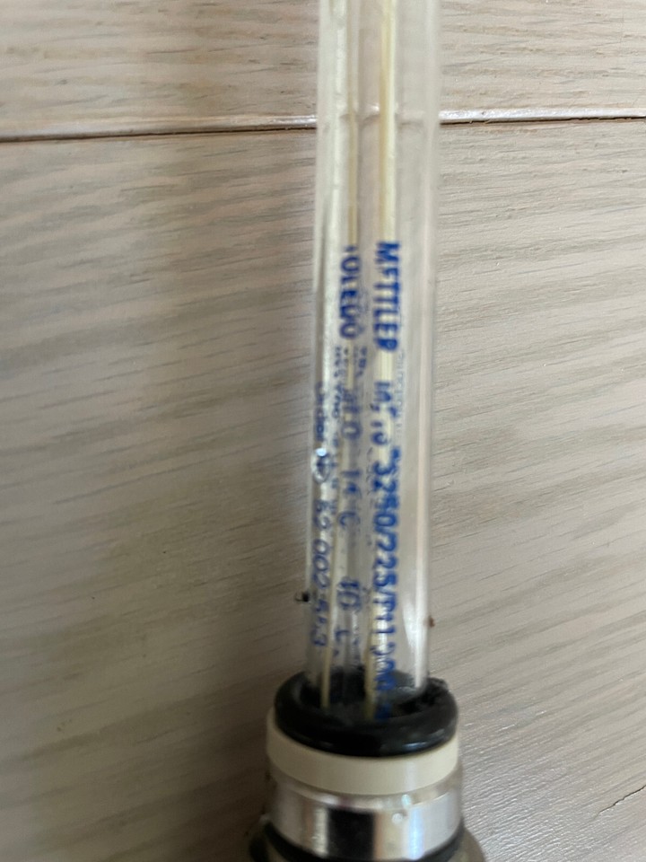 Used METTLER TOLEDO pH Sensor InPro 3250 225/PT1000 electrode 52002553 ...