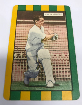 1953 Coles Vintage Cricket Trade Card Jim De Courcy-Australia-Excellent ...