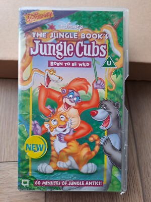 Disney The Jungle Book's Jungle Cubs Born To Be Wild (VHS 1997) | eBay