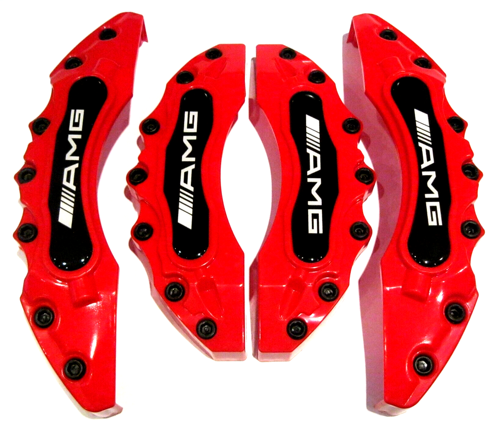 Brake Caliper Covers for Mercedes 4 Matic C E ML GLA GLB GLC GLE S AMG ...
