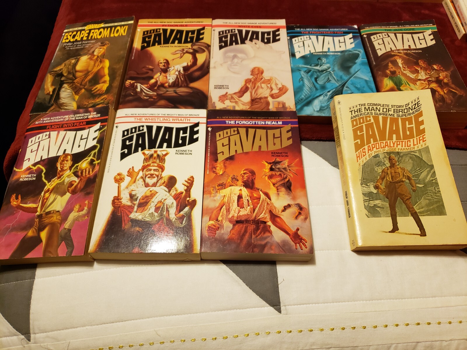 Doc Savage book lot. (1-190 plus Doc Savage:His Apocalyptic Life ...