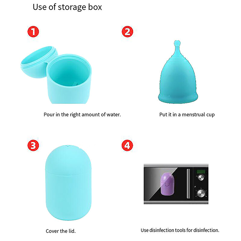 Menstrual Cup Storage Case Leak-proof Menstrual Hygiene for Women ...