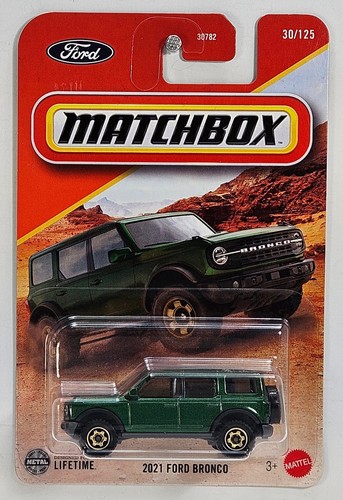 Matchbox - '21 Ford Bronco SUV, MBX Ford Card Series 30/125 | eBay