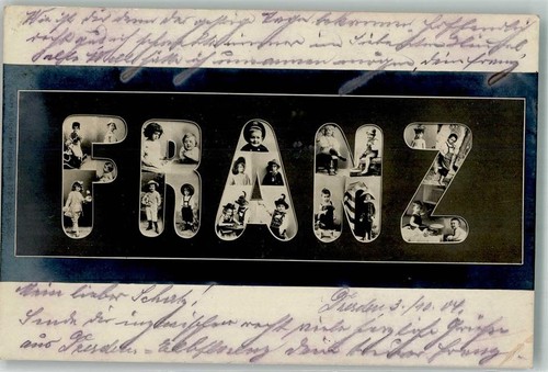 39889933 - Franz Name auf AK 1904 | eBay.de