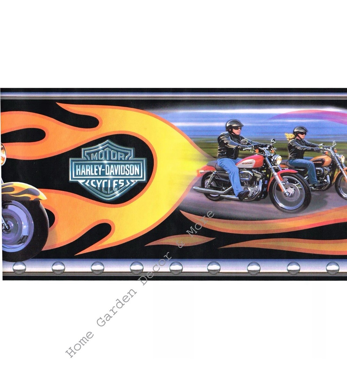 Harley Davidson Wall Border