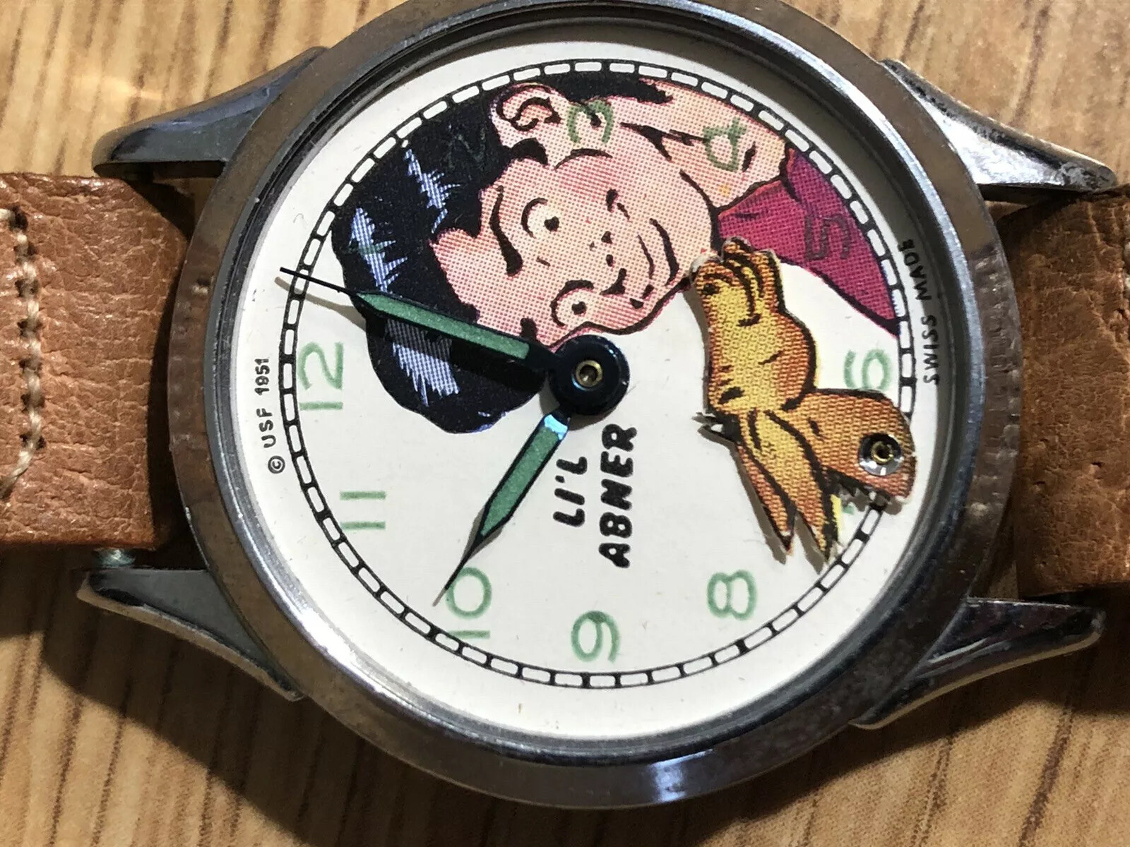 Li’l Abner Animated Wrist Watch, Authentic Vintage In… - Gem