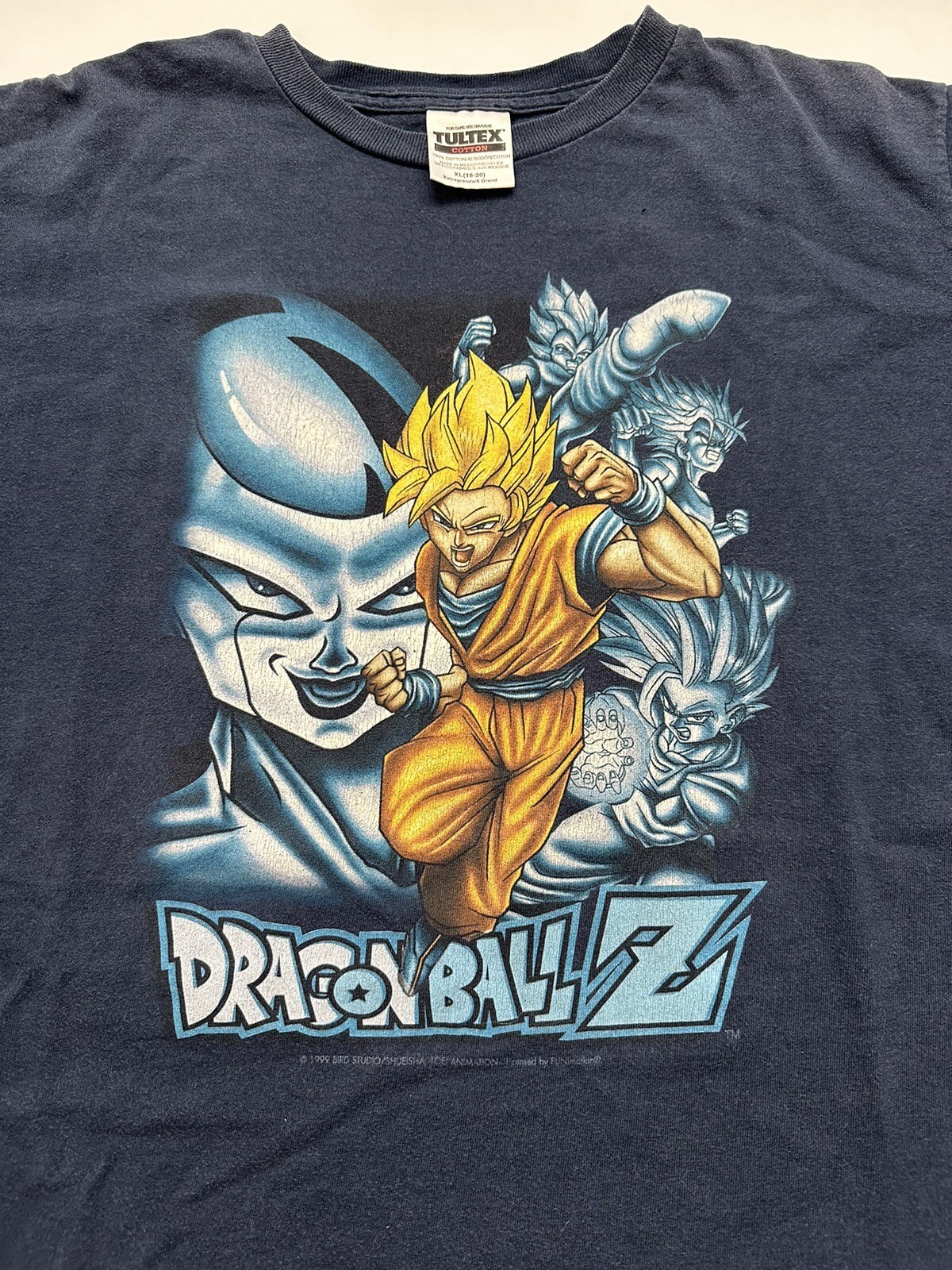 Vintage Dragon Ball Z DBZ Shirt 1999 Goku Vegeta Goha… - Gem