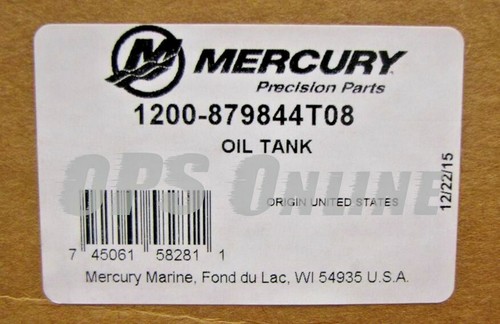 Mercury 115 HP Optimax Oil Tank 879844T04 for sale online | eBay