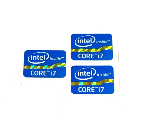 3 x Intel Inside Core i7 Desktop Sticker Label Sandy Bridge | eBay