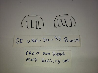 FRONT & REAR END HANDRAILS STANCHIONS SET HO Athearn Metal GE U28B ...