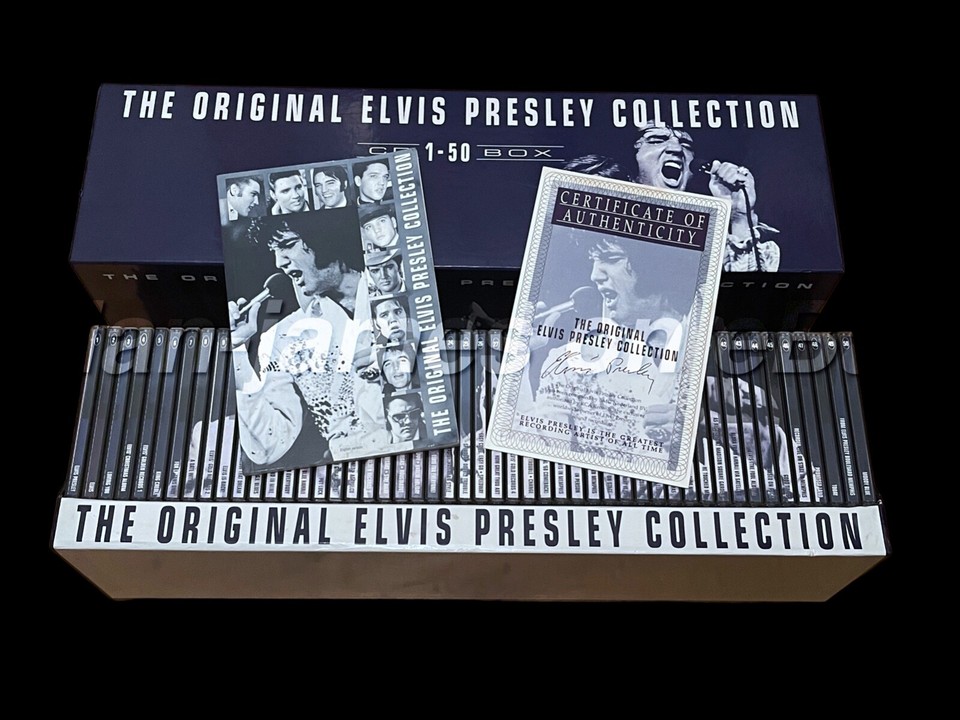 The Elvis Presley Collection OOP RARE 50 CD Box Set, Book and COA | eBay UK
