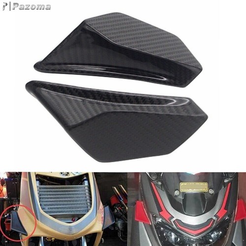 Pair Motorcycle Front Dynamic Wing Kit Winglet Fairing For Yamaha Honda ...
