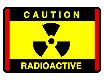 CAUTION RADIOACTIVE Sign CUSTOM METAL SIGN Durable Aluminum NO RUST ...