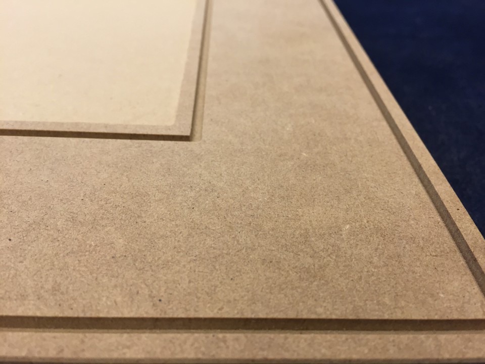 Custom, Cut to size, MDF, Contemporary recess panel cabinet door ...