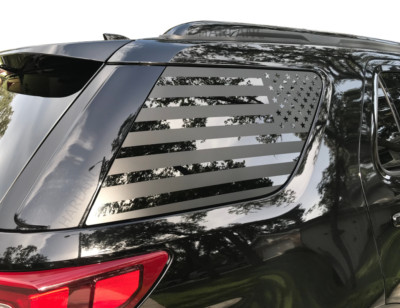 USA Flag Decals for 2011-2019 Ford Explorer Sport Rear windows FE4 | eBay