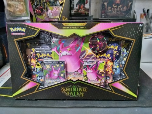 Pokémon Shining Fates Shiny Crobat VMAX Premium Collection Set New ...