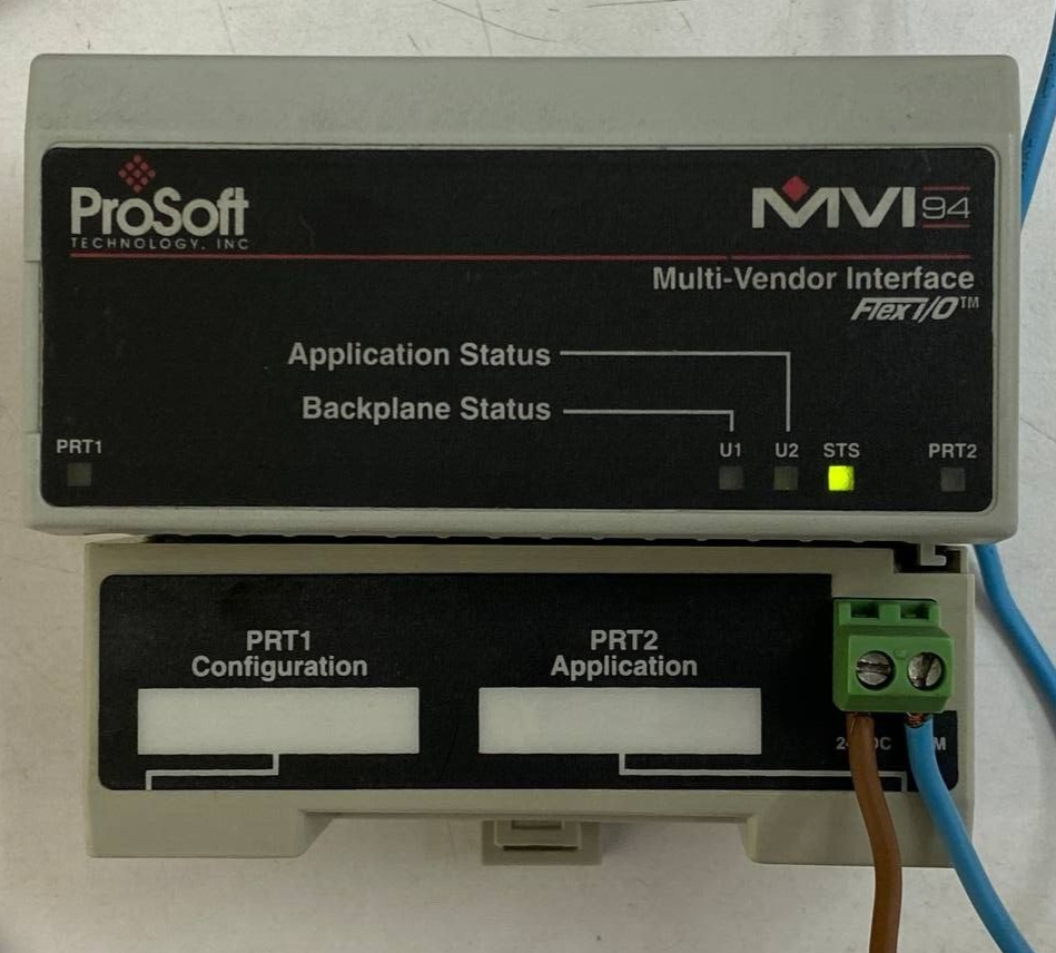 PROSOFT TECHNOLOGY MVI94 REV:B01 FLEX I/O MULTI-VENDOR NETWORK ...