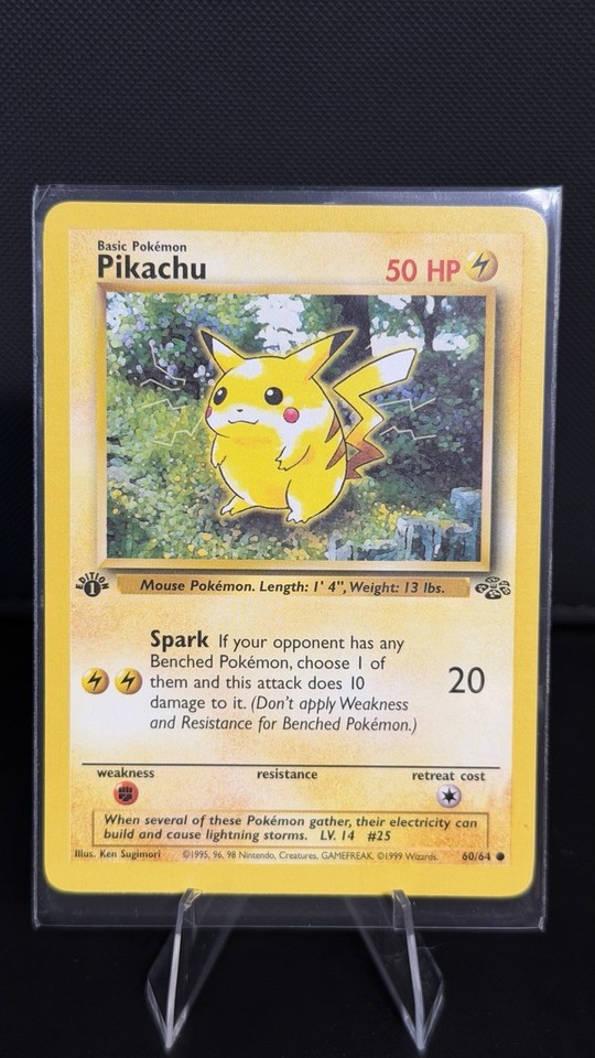 Pokémon Pikachu 1st Edition 60/64 Lot of 12 Cards NM/LP | eBay