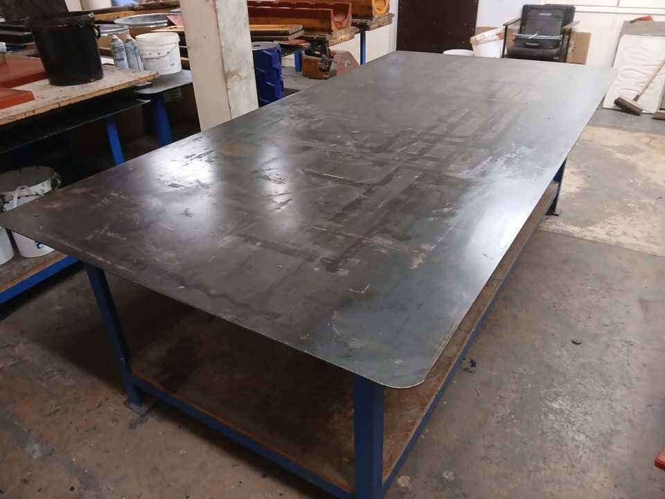 Heavy Duty Metal Work Table Industrial metal work table | eBay UK