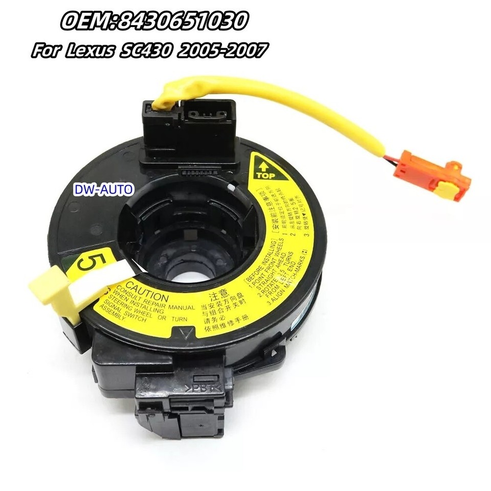 New OEM 8430651030 Spiral Cable Clock Spring Fits For Lexus SC430 2001 ...