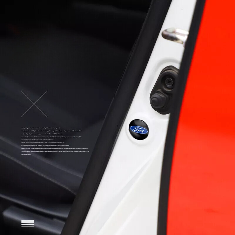 8Pcs Car Door Sound Shockproof Buffer Stickers Hood Trunk Decals for ...