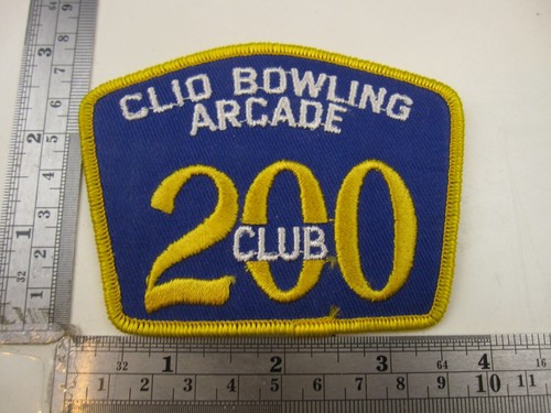 Vintage 80's Clio Bowling Arcade 200 Club Bowling Related Patch #3 BIS ...