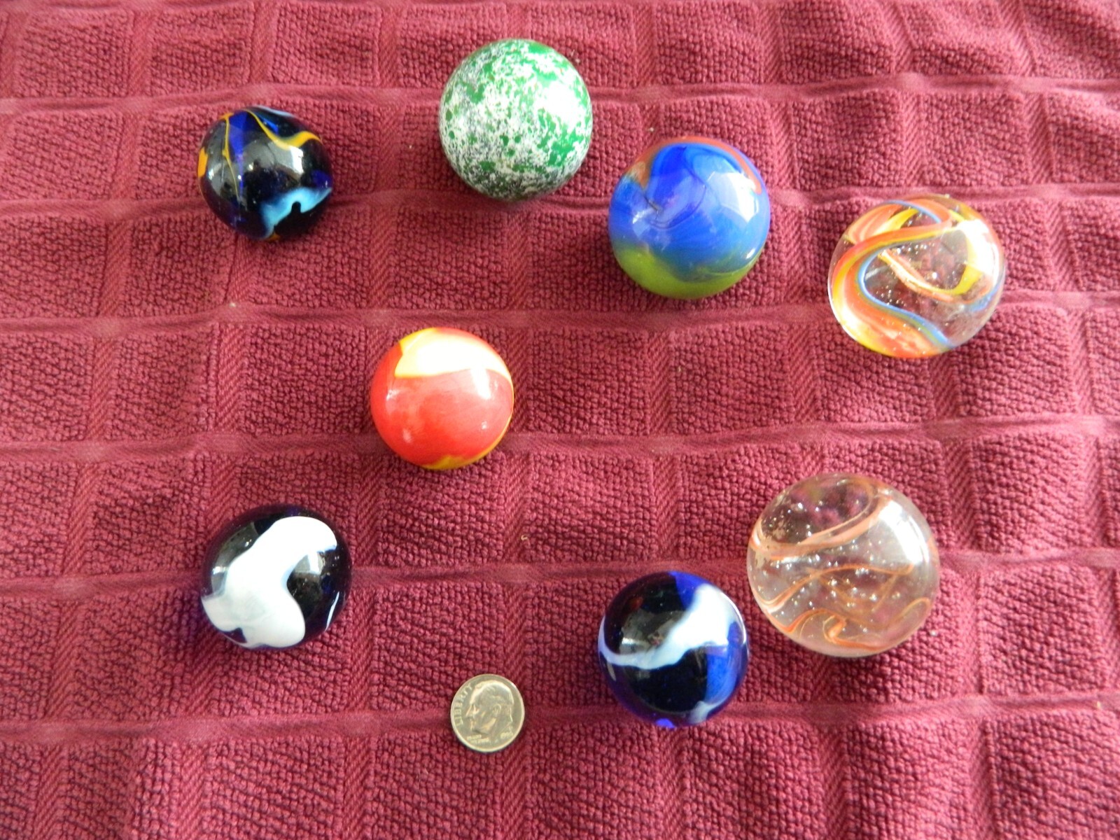 Large Glass Marbles Lot (8) | eBay