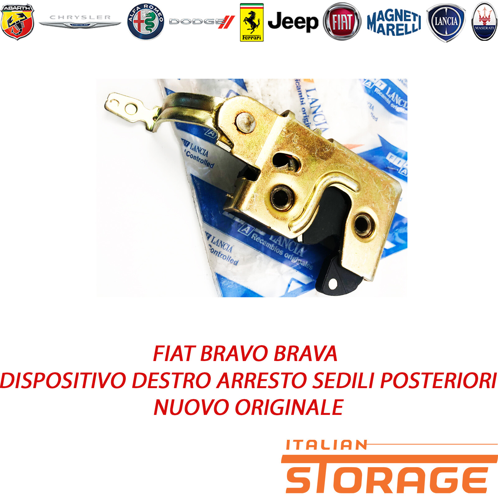 Fiat Bravo Brava Device Right Stop Seats Rear Original 46994591 | eBay