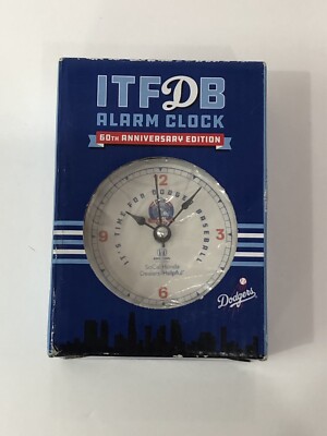 Los Angeles Dodgers 60th Anniversary Alarm Clock SGA 4-24-18 Baseball ...