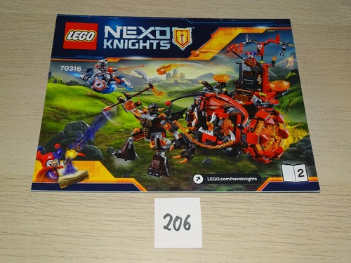 LEGO nexo knights 70316 nur Bauanleitung OHNE STEINE (NR:206) teil 2 ...