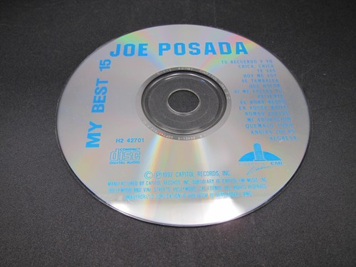 Joe Posada CD My Best 15 Tejano Out Of Print 1992 Latin Spanish Music ...