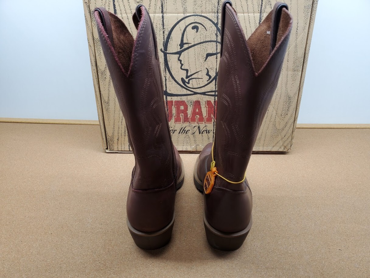 MENS DURANGO WELLINGTON FR204 SAFETY TOE DARK BROWN 12" BOOTS SZ 7 D | eBay