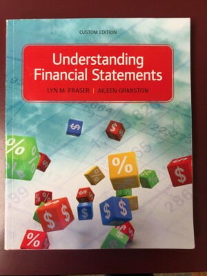 Pearson Understanding Financial Statements Custom Edition Fraser ...