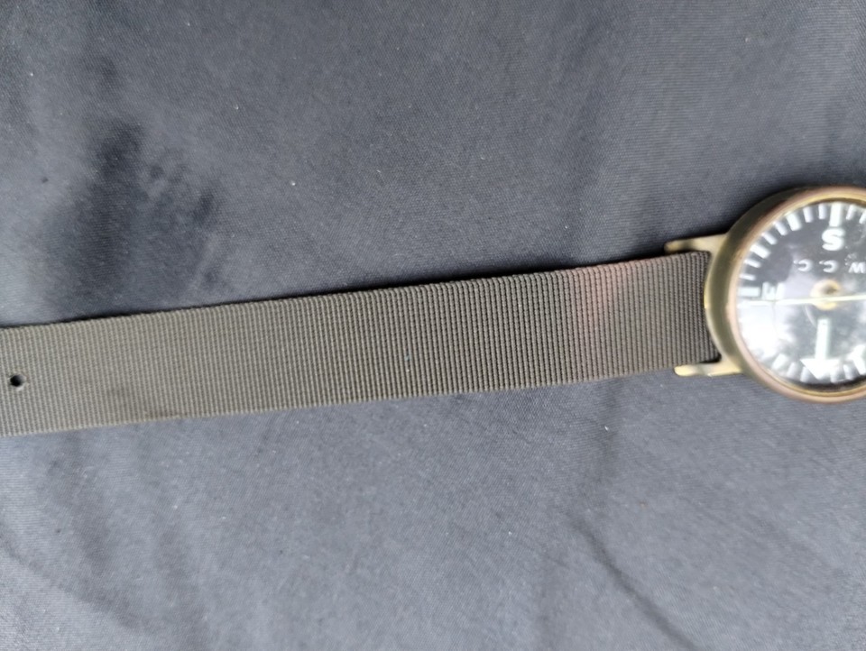 Original Vietnam Era USGI US Issue Waltham WCC W.C.C. Compass OD Strap ...